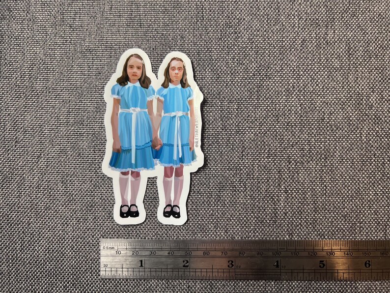 The Shining Twins Vinyl Sticker Horror Movie Stickers the - Etsy