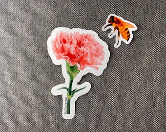 Carnation Stickers | Etsy