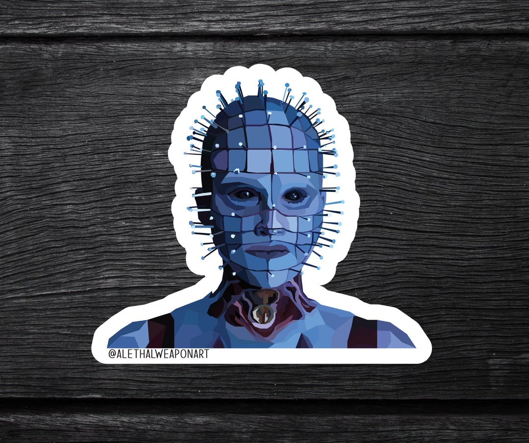 Hellraiser Vinyl Sticker | Horror Movie Stickers | Hellraiser Sticker ...