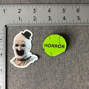 Terrifier Vinyl Sticker Terrifier Sticker Art the Clown Sticker Horror ...
