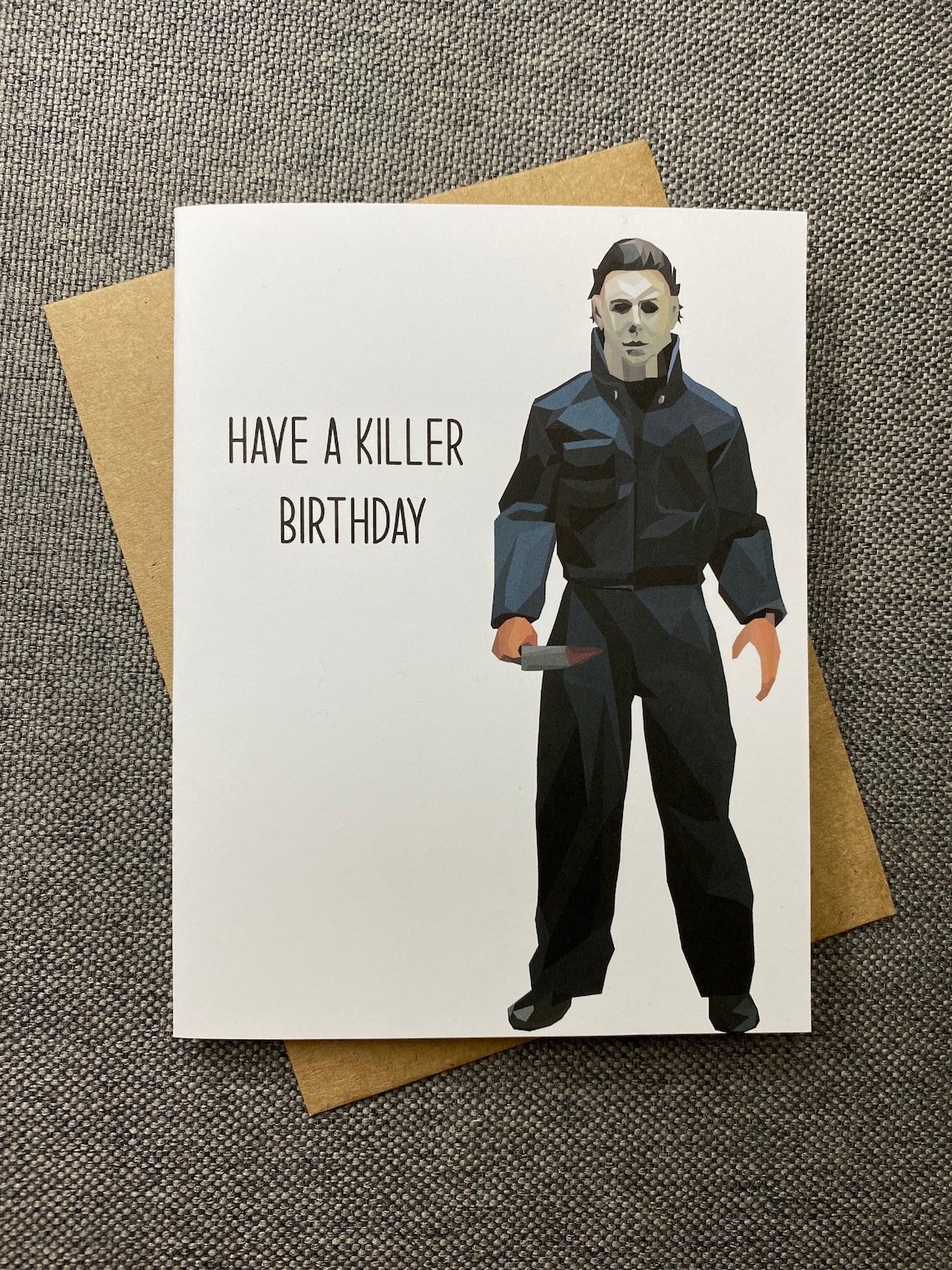 Michael Myers Birthday Card Have a Killer Birthday Horror | Etsy