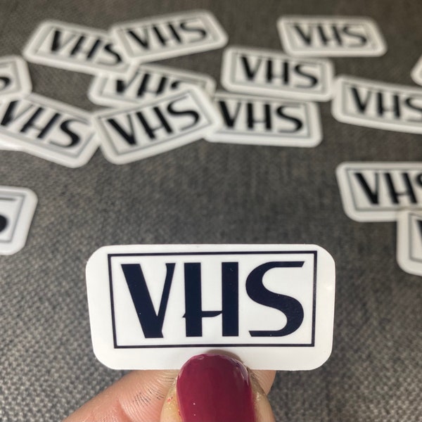 Vhs Stickers - Etsy