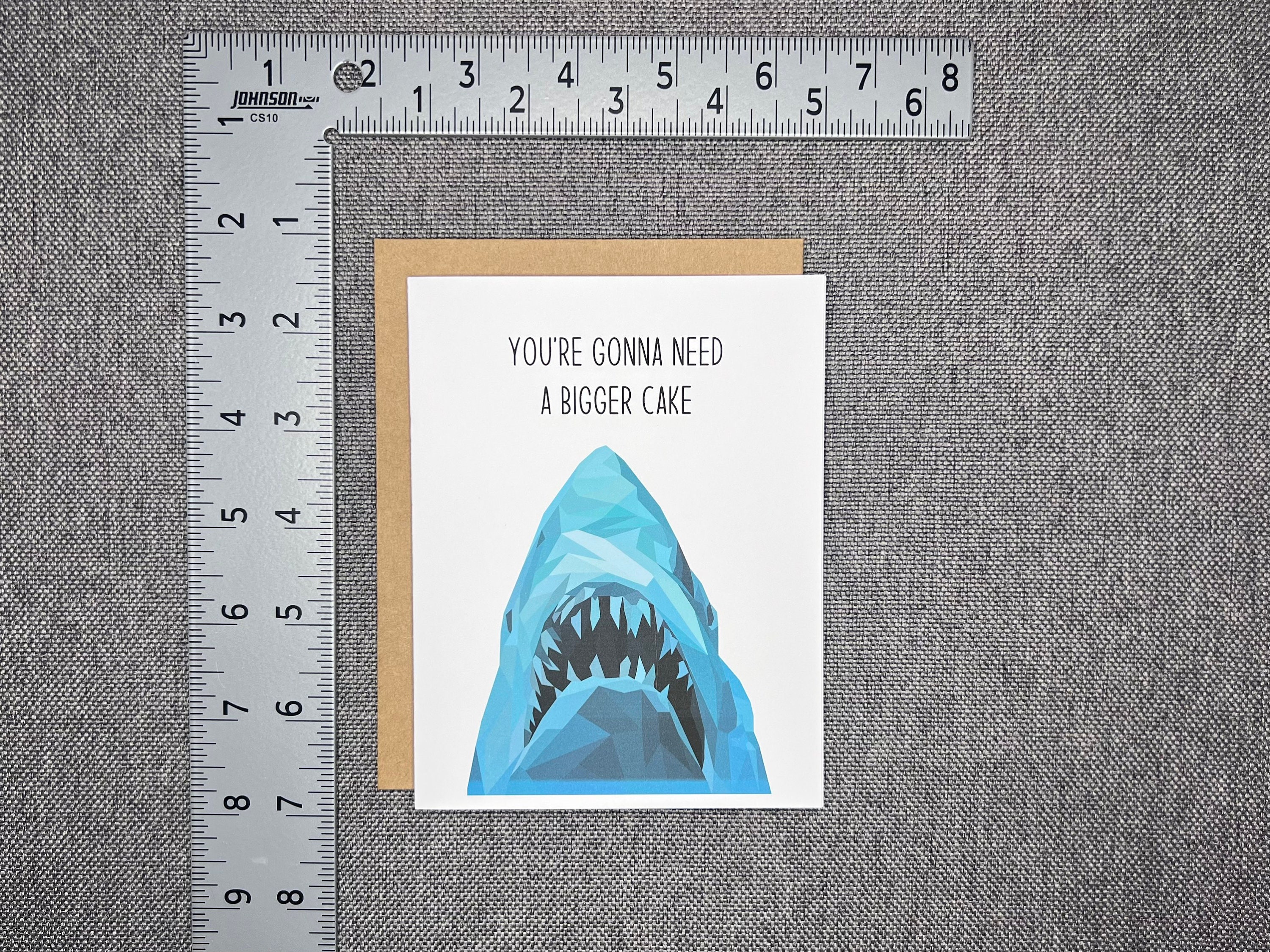 Jaws Birthday Card “you’re Gonna Need A Bigger Cake | Shark Birthday ...