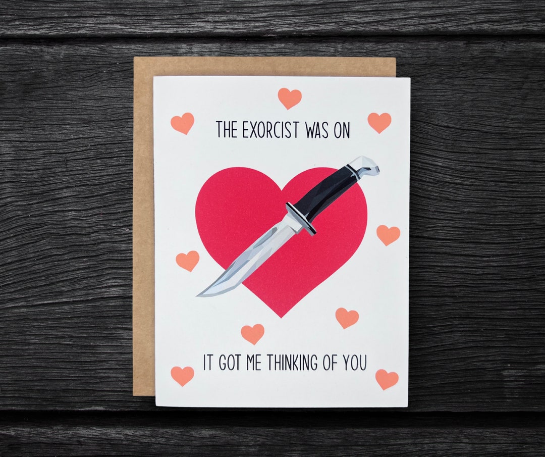 Scream Love Valentine Card | Horror Movie Anniversary Card ...