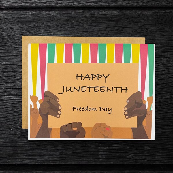 Juneteenth Greeting Cards - Etsy