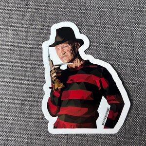 Freddy Krueger Vinyl Sticker | Horror Movie Sticker | Nightmare on Elm ...