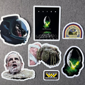 Alien Movie Sticker Pack Horror Movie Alien Stickers Horror Stickers ...
