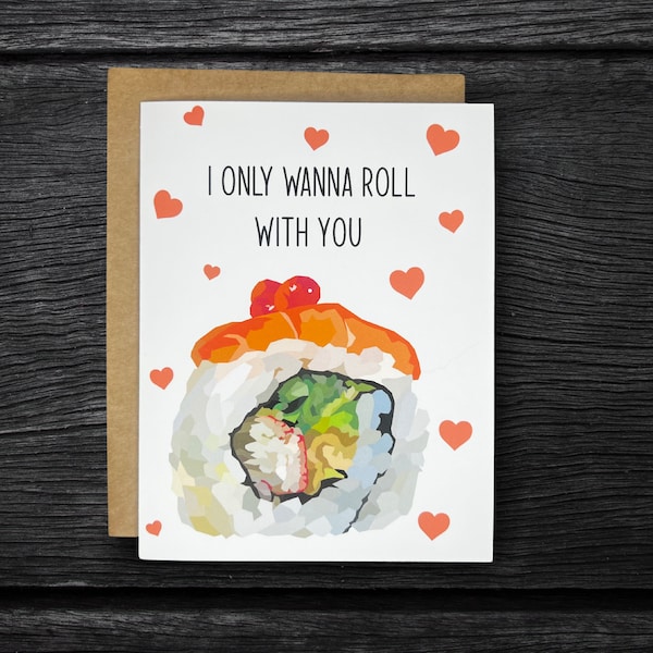 Sushi Card - Etsy