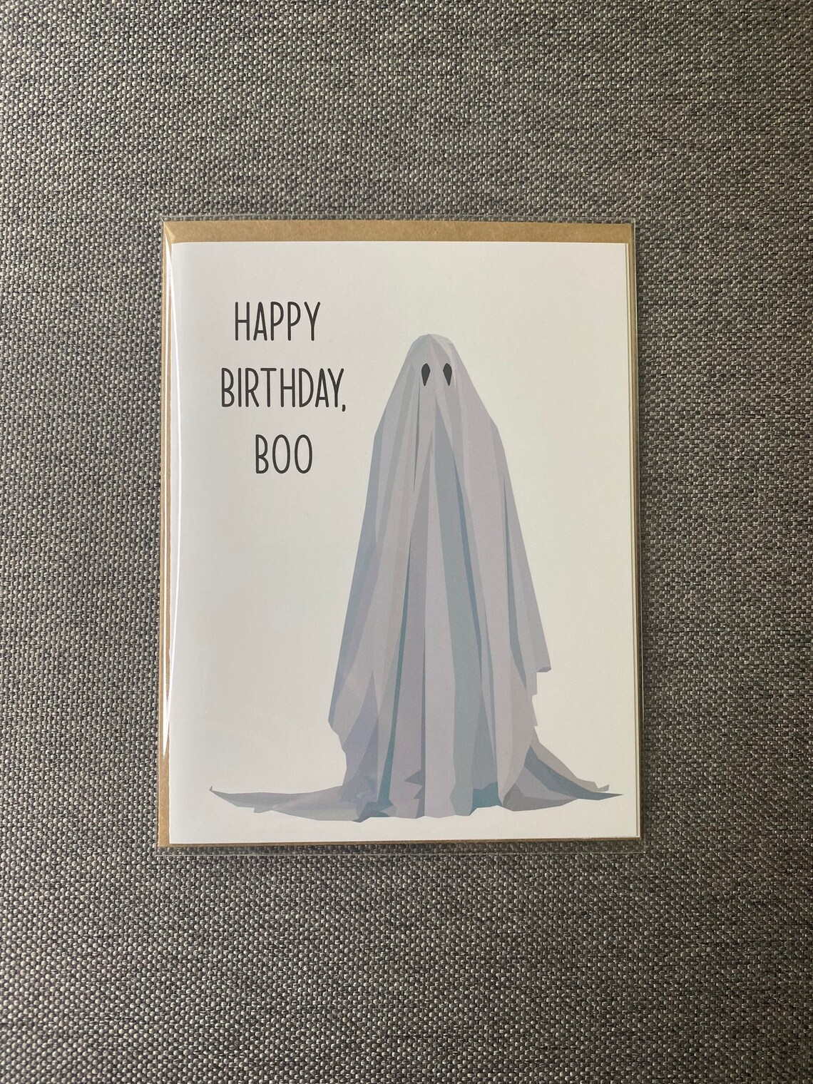 Happy Birthday Boo Birthday Card Spooky Birthday Card | Etsy