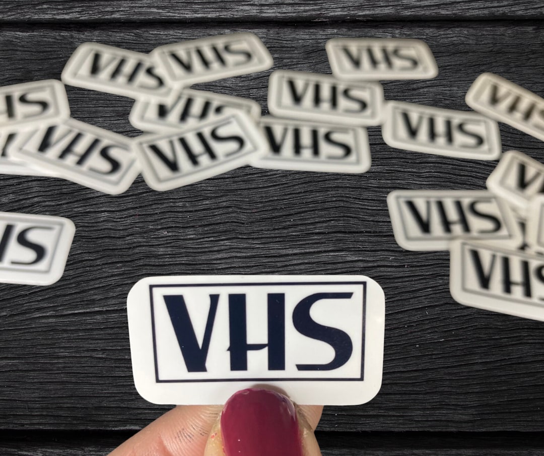 VHS Mini Vinyl Sticker Pack | VHS Stickers | Vinyl VHS Stickers - Etsy