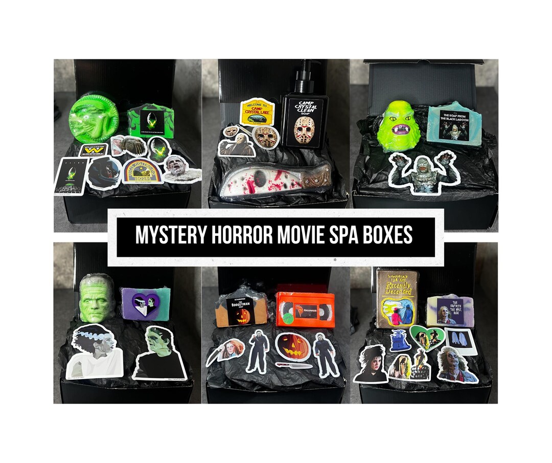 Horror Movie Spa Mystery Boxes Horror Movie Luxury Hand Made Soap ...