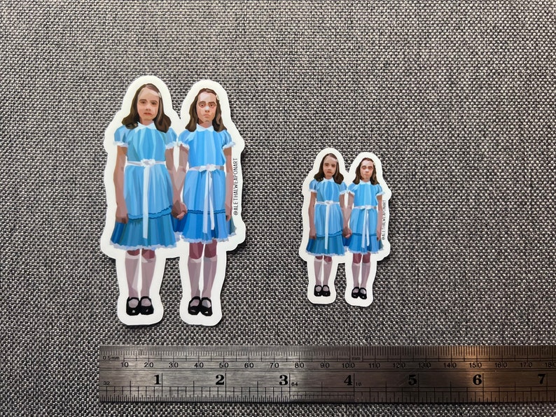 The Shining Twins Vinyl Sticker Horror Movie Stickers the - Etsy