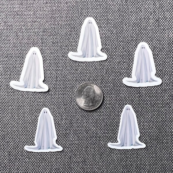 Tiny Ghost Stickers - Etsy