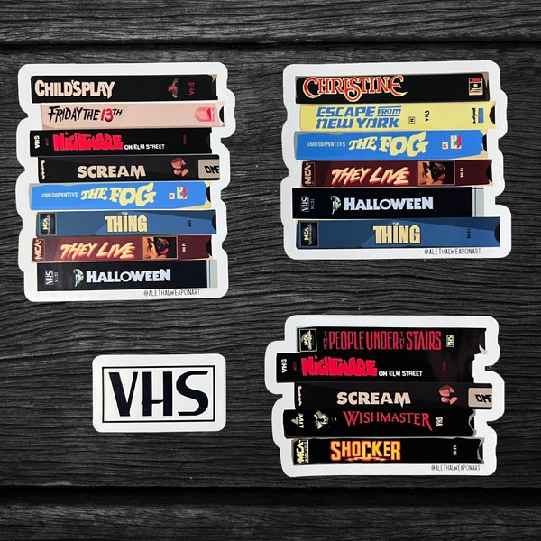 Vhs Stickers - Etsy