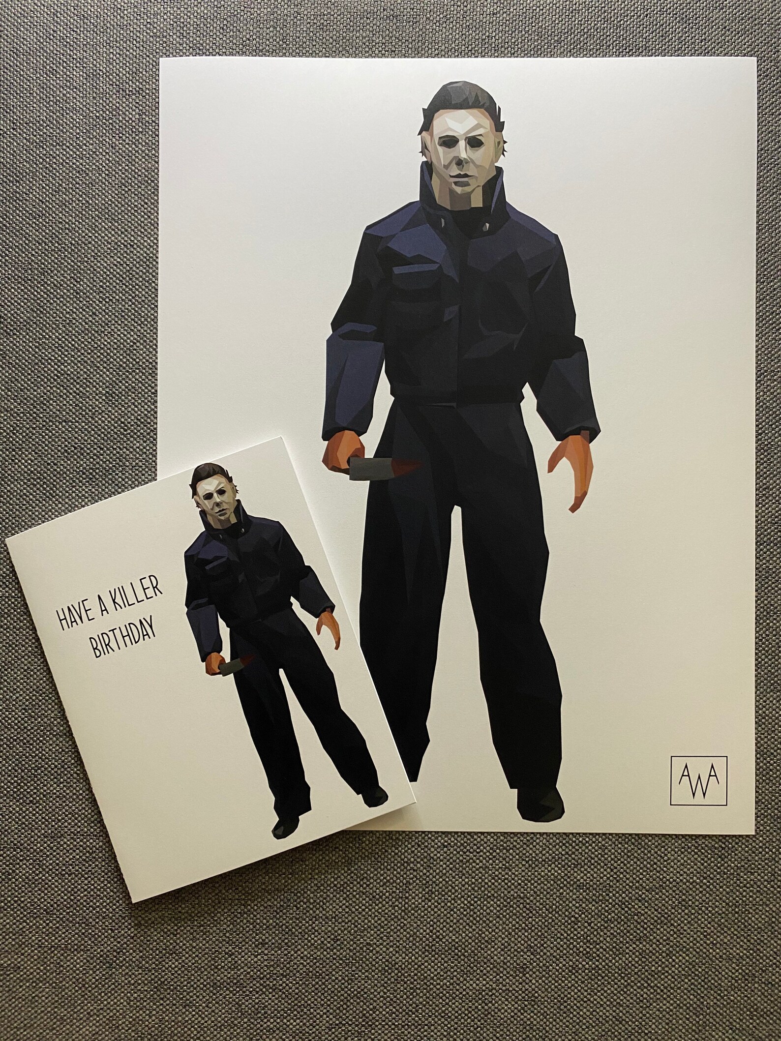 Michael Myers Birthday Card Have a Killer Birthday Horror | Etsy