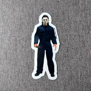 Michael Myers Vinyl Sticker Horror Icon Die Cut Stickers | Etsy