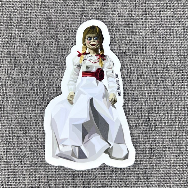 Annabelle Sticker - Etsy
