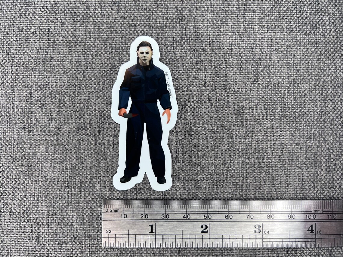 Michael Myers Vinyl Sticker Horror Icon Die Cut Stickers | Etsy