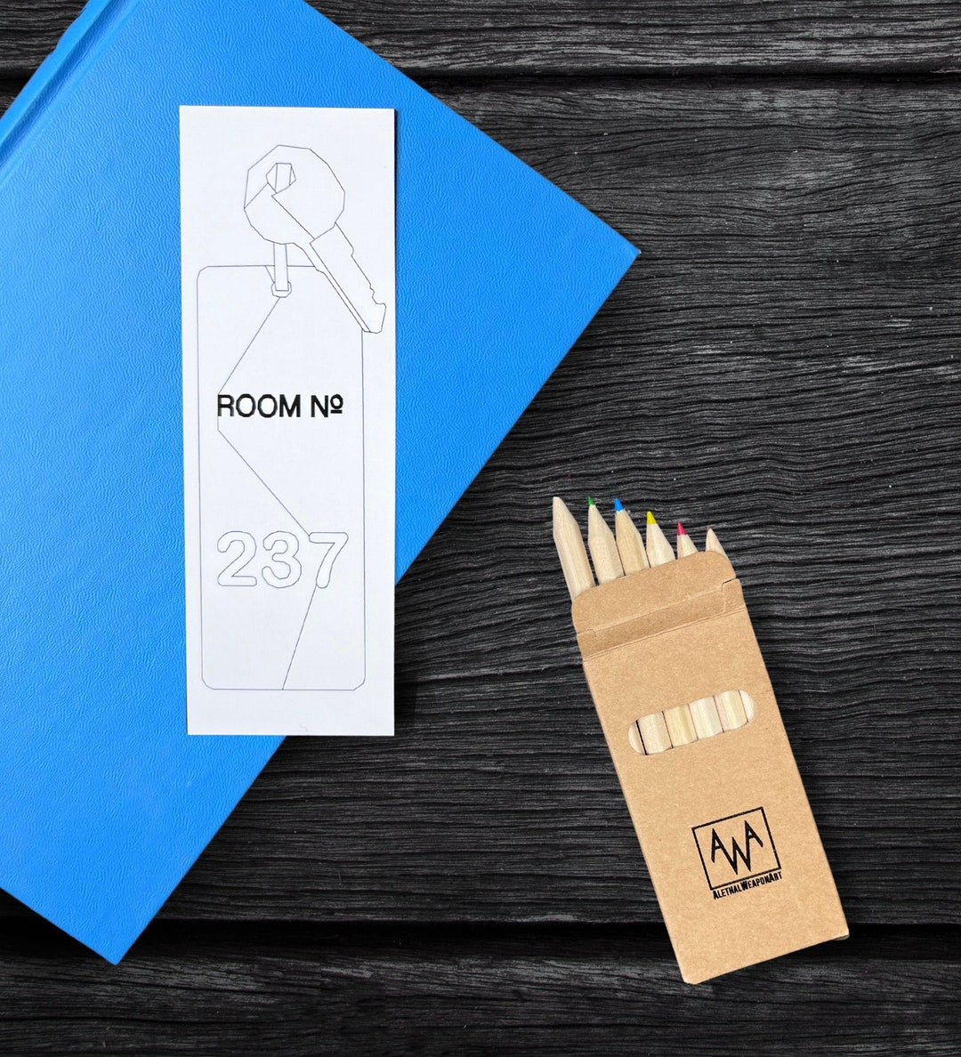 The Shining Room 237 Coloring Bookmark Color in Bookmark the Shining ...