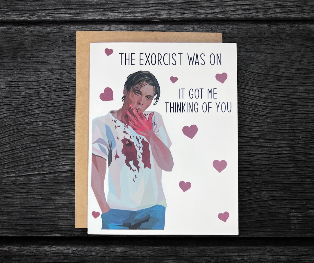 Scream Love Card | Horror Movie Anniversary Card | Horror Scream ...