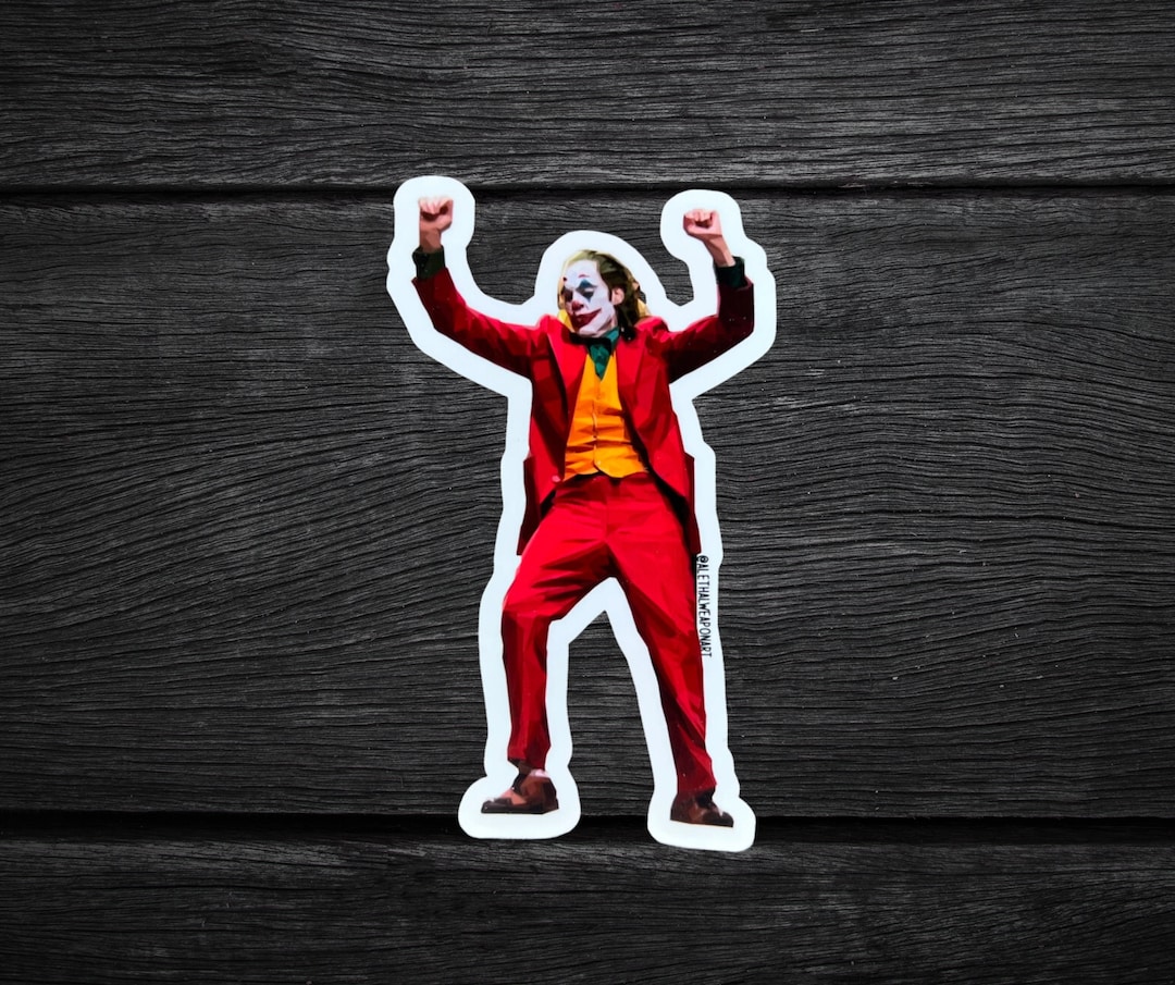 Joker Vinyl Sticker | Movie Stickers - Etsy