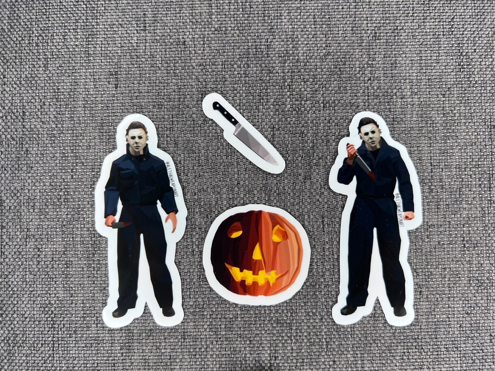 Michael Myers Vinyl Sticker Horror Icon Die Cut Stickers | Etsy