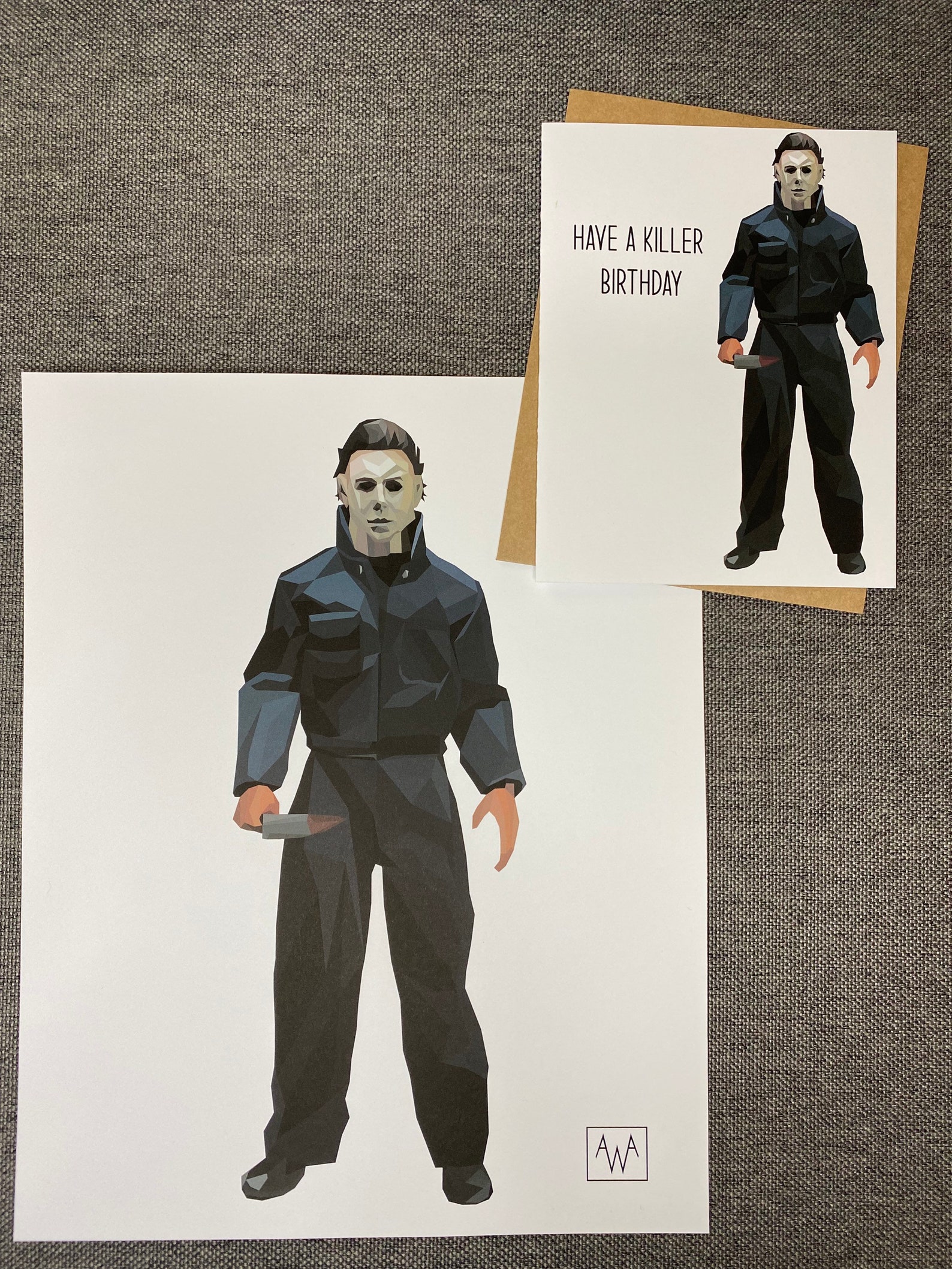 Michael Myers Birthday Card have a Killer Birthday Funny - Etsy