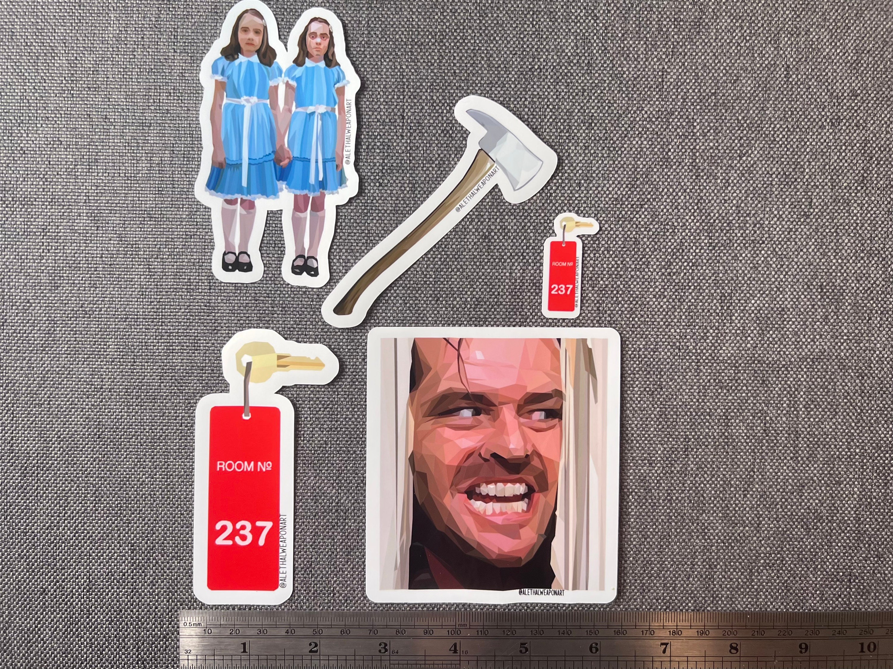 The Shining Twins Vinyl Sticker Horror Movie Stickers the - Etsy