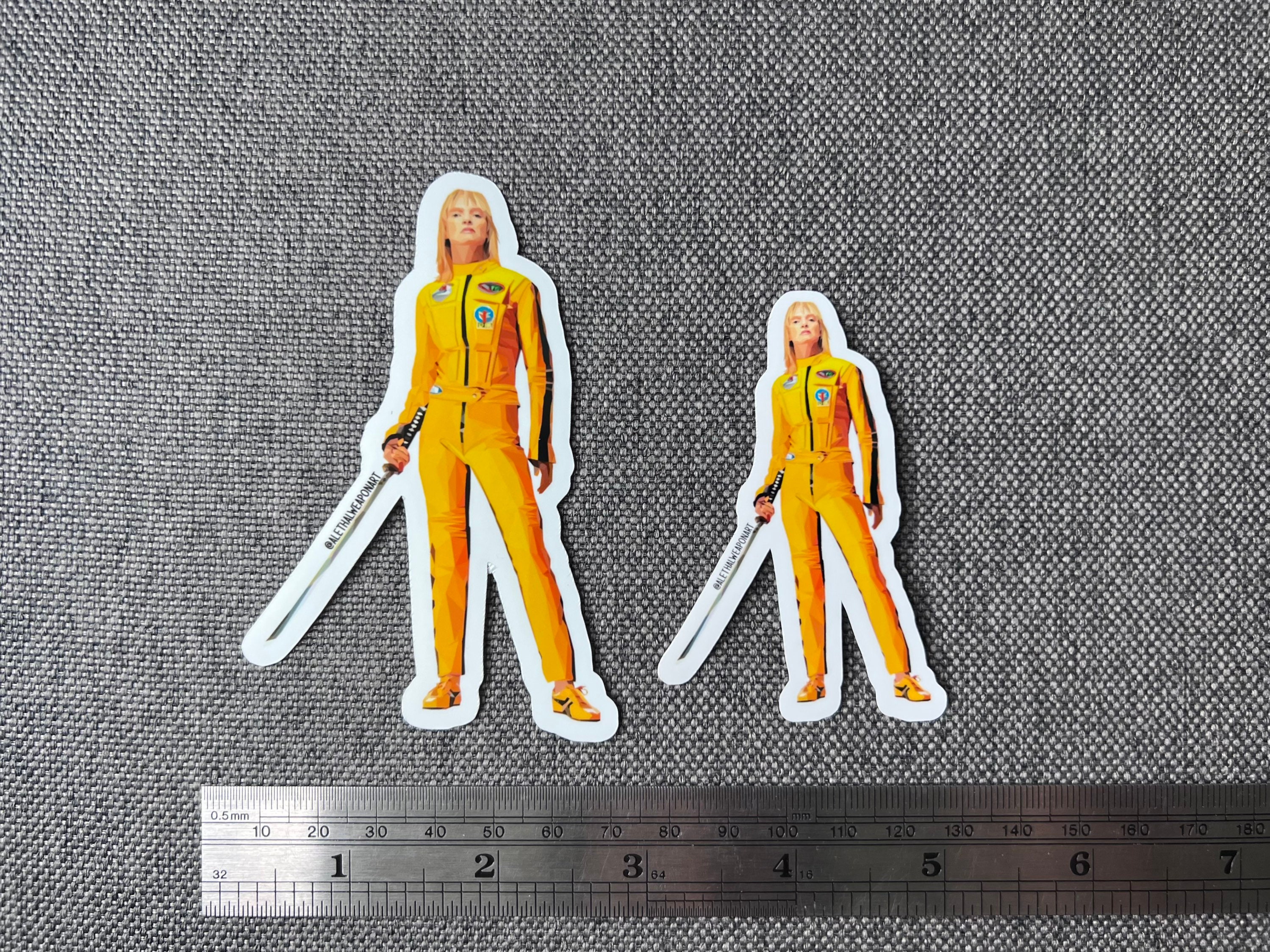 Kill Bill Vinyl Sticker Quentin Tarantino Movie Badass Chick - Etsy