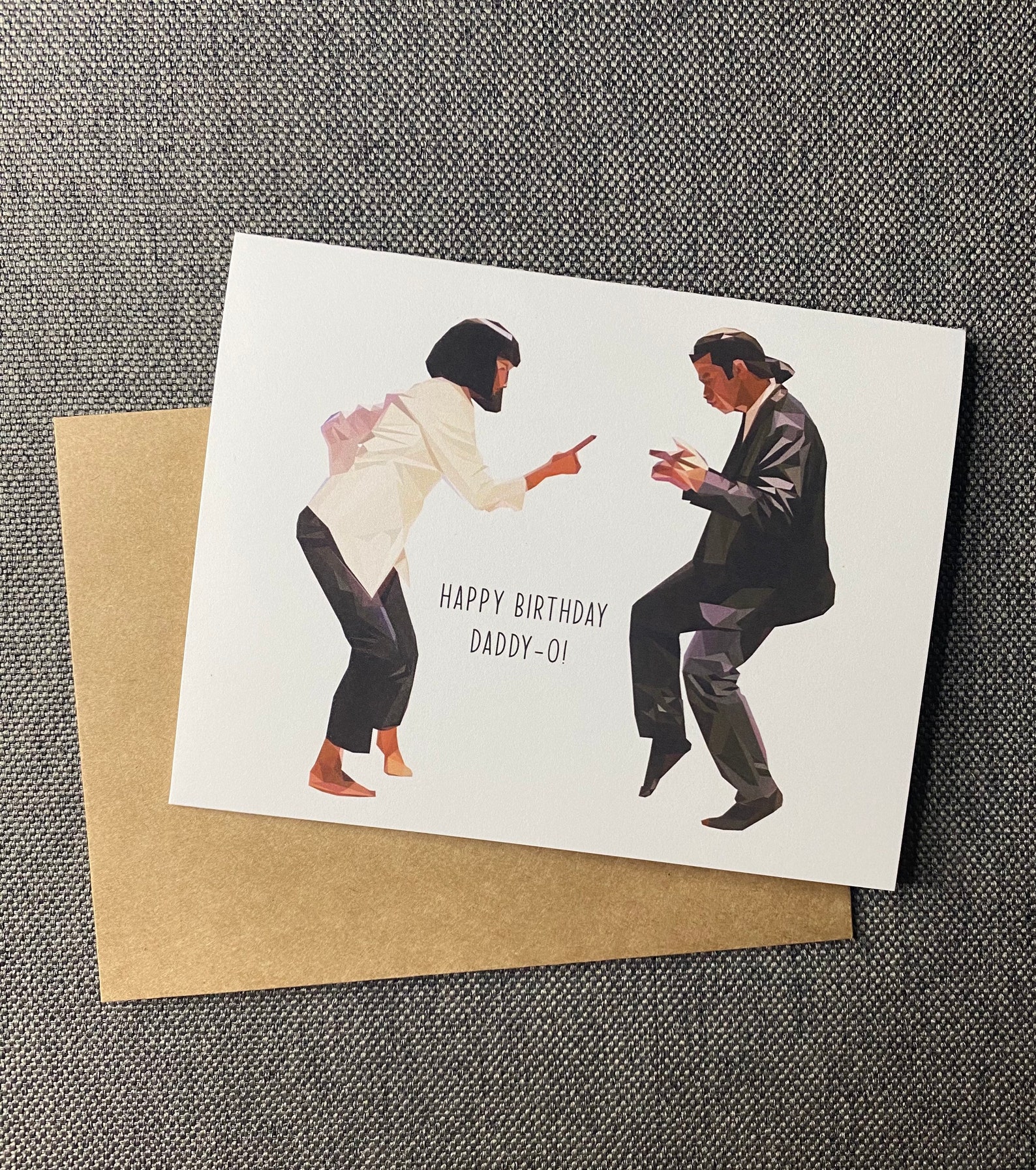 Pulp Fiction Daddy-O Birthday Card Movie Card Personalized | Etsy