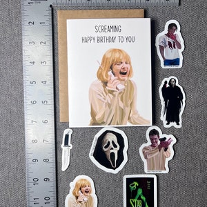 Scream Birthday Card "screaming Happy Birthday to You" Casey Becker ...