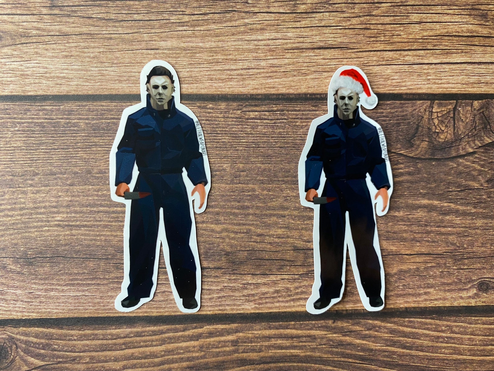 Michael Myers Vinyl Sticker Horror Icon Die Cut Stickers | Etsy