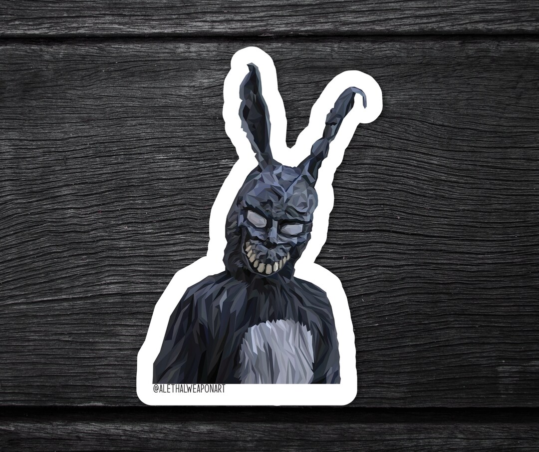 Donnie Darko Die Cut Vinyl Sticker | Frank the Rabbit Sticker | Easter ...