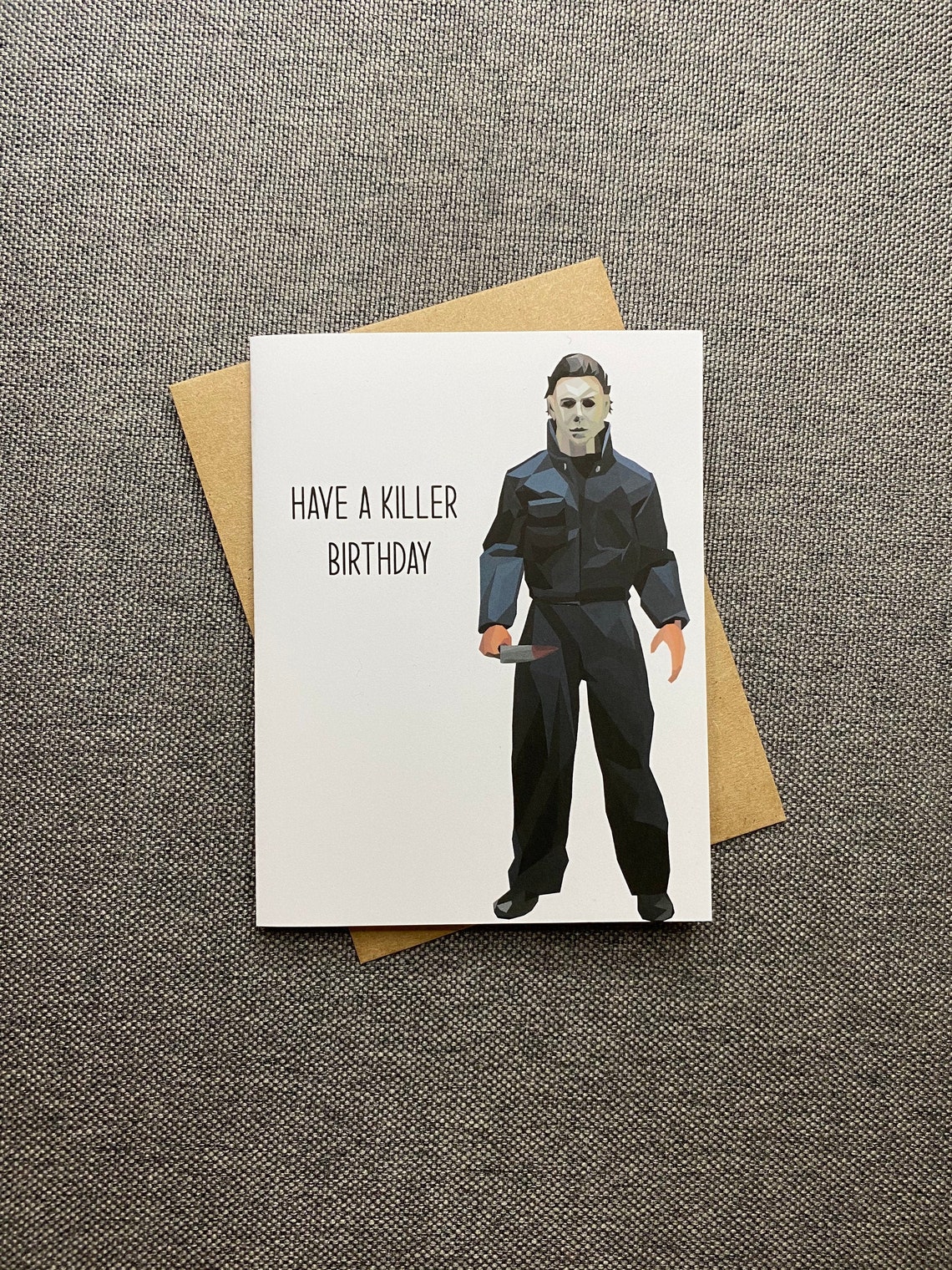 Michael Myers Birthday Card Have a Killer Birthday Horror | Etsy