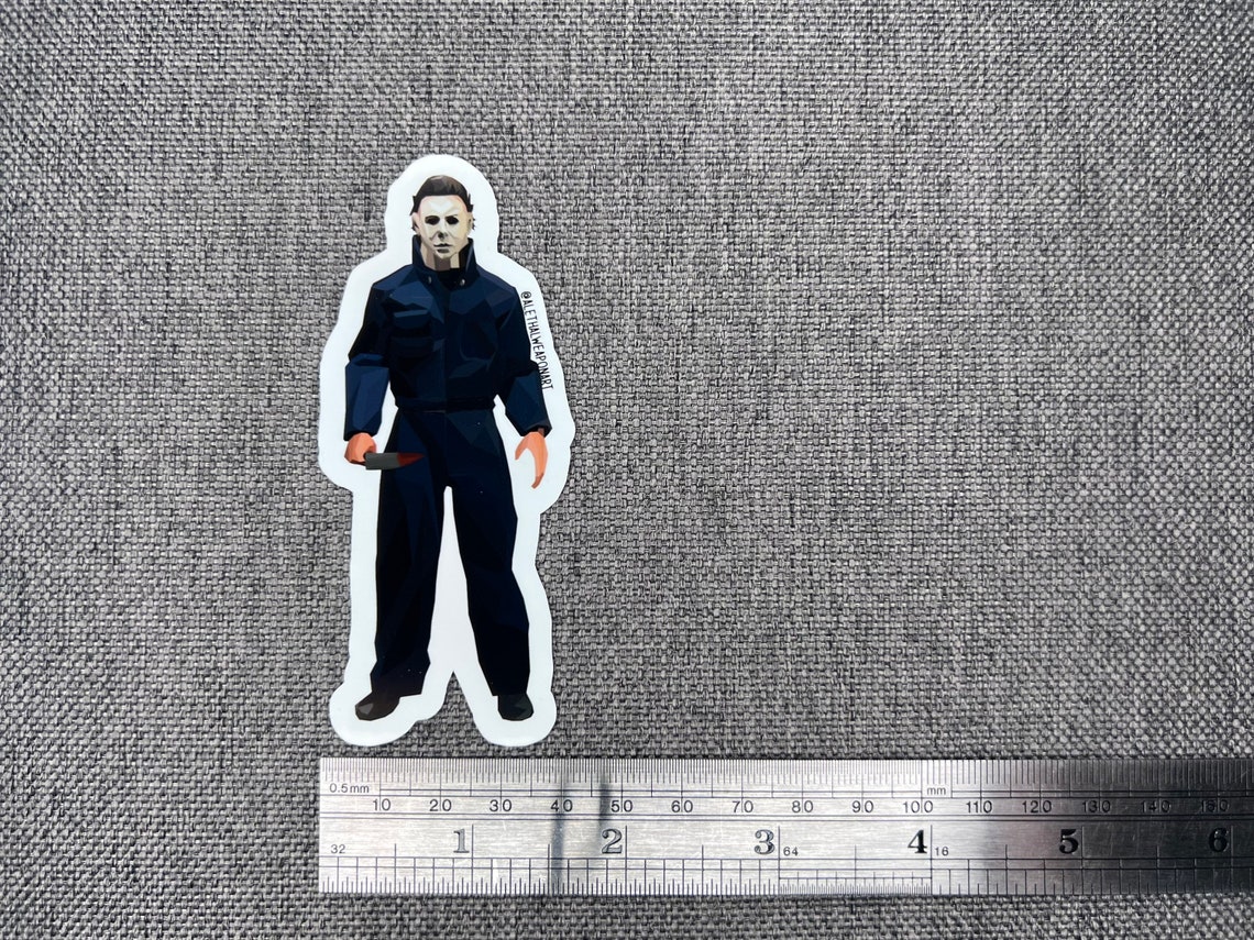 Michael Myers Vinyl Sticker Horror Icon Die Cut Stickers | Etsy