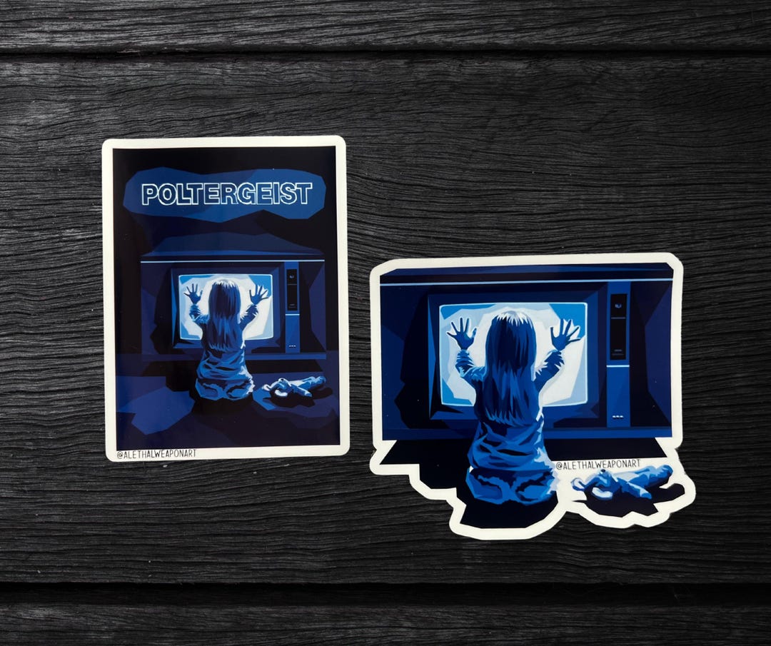 Poltergeist Vinyl Stickers | Horror Movie Stickers | Horror Stickers ...