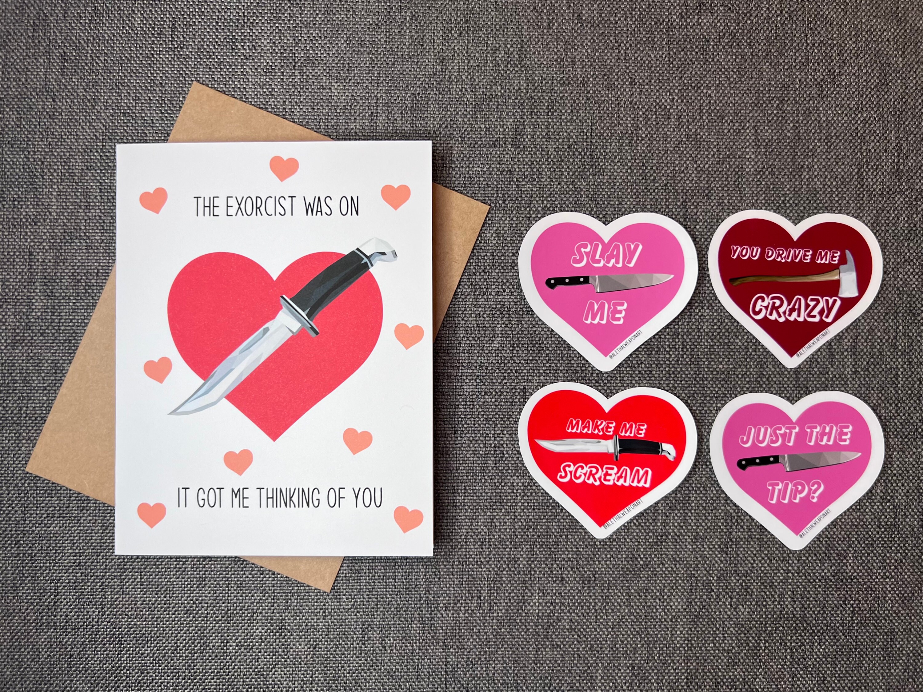 Scream Love Valentine Card | Horror Movie Anniversary Card ...