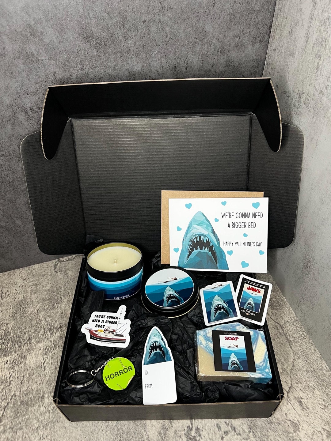 Jaws Valentine Gift Box | Horror Valentine's Day Card | Horror Gift Box ...