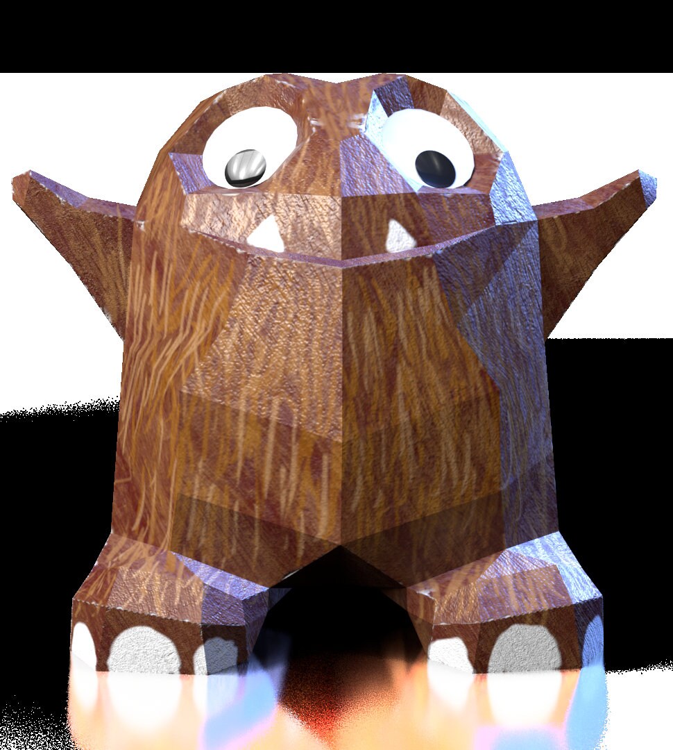 Hug Monster - Squashy - 3D Paper Craft - Digital Download - Hard ...