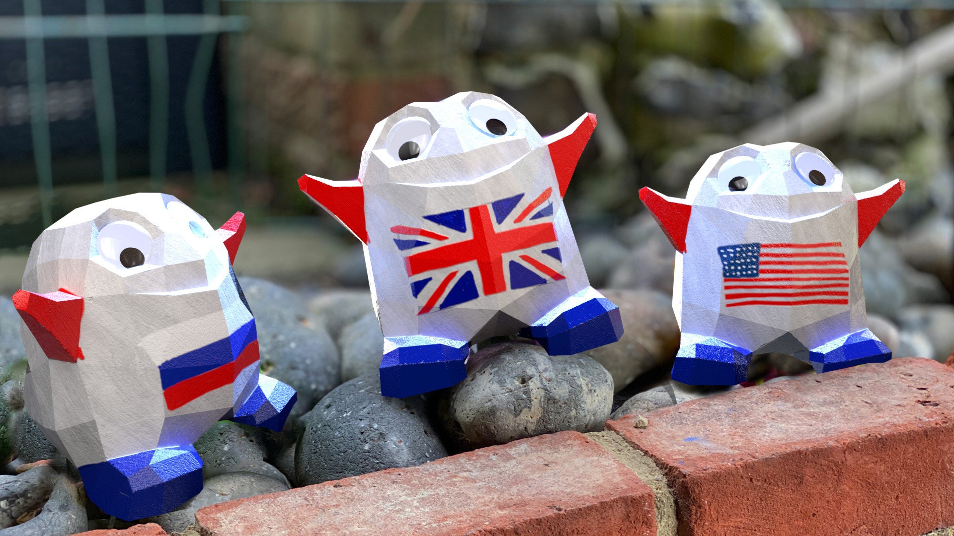 Hug Monster Squashy 3D Paper Craft Digital Download - Etsy