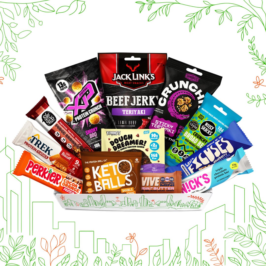 High Protein Gym Gift Hamper: Muscle Building Workout Snacks - Etsy UK
