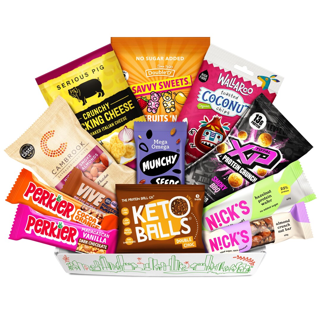 Keto Snack Gift Box: Low Sugar, Low Carb Treats - Etsy