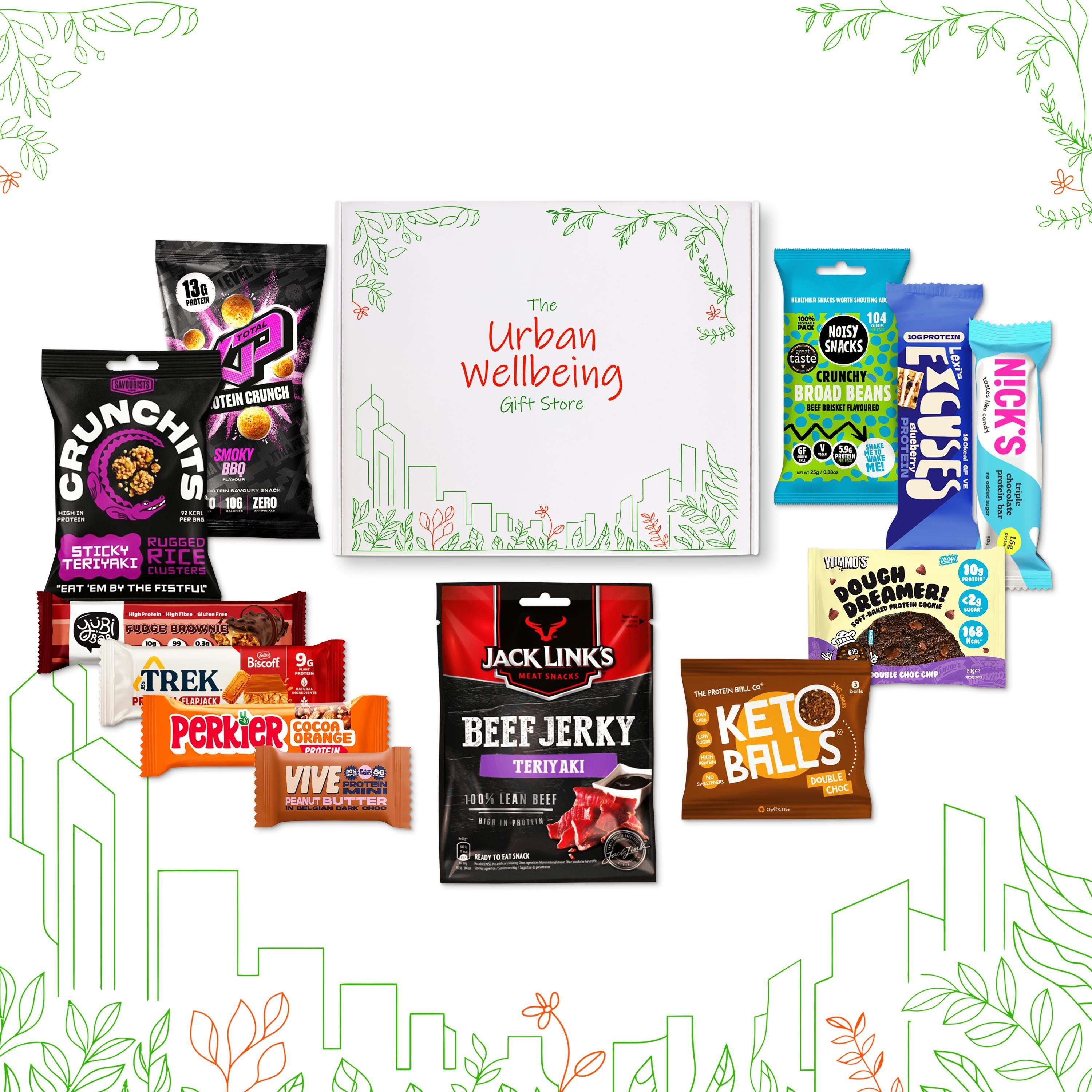 High Protein Gym Gift Hamper: Muscle Building Workout Snacks - Etsy UK