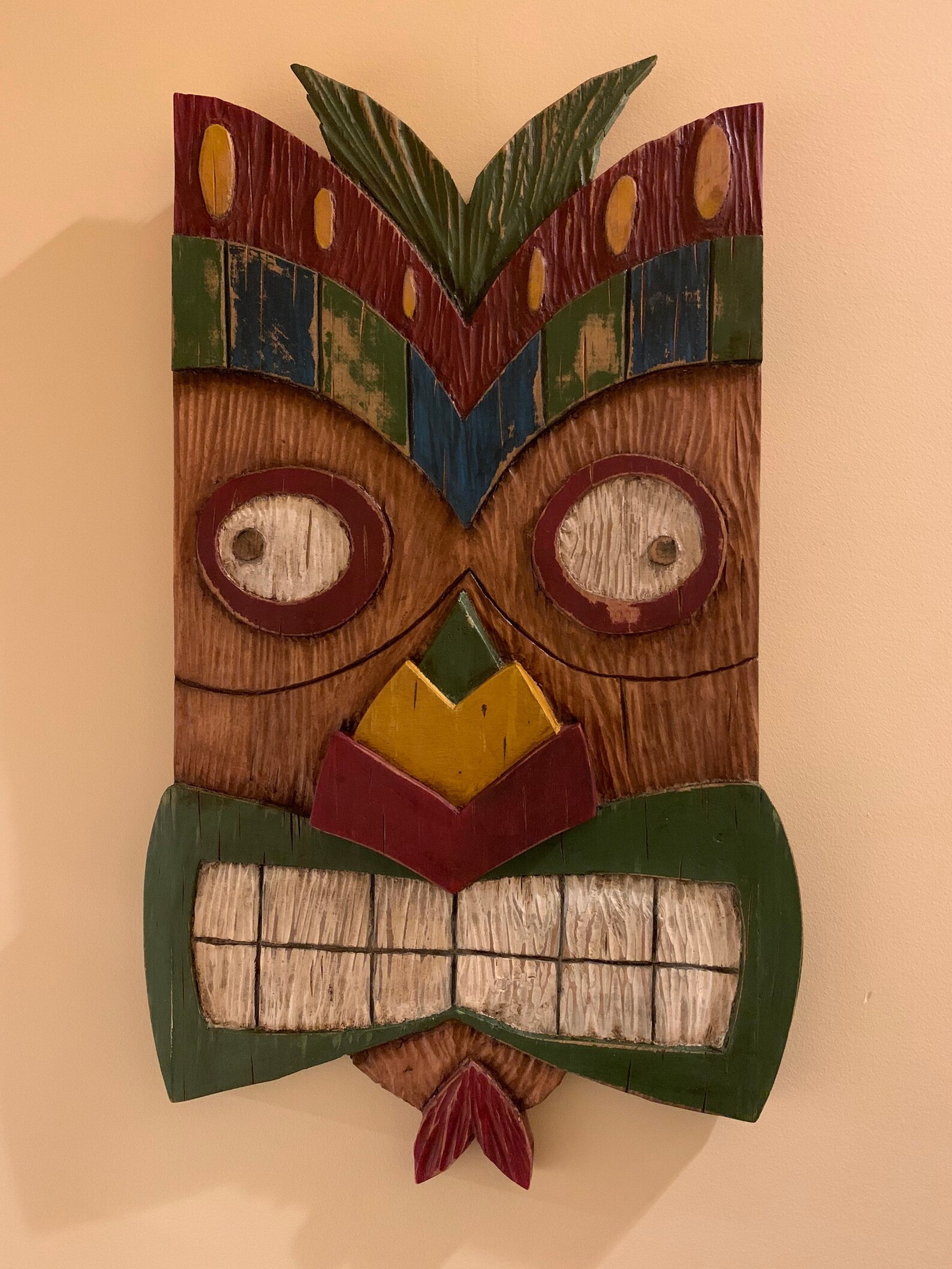 Tiki Mask The Warrior | Etsy