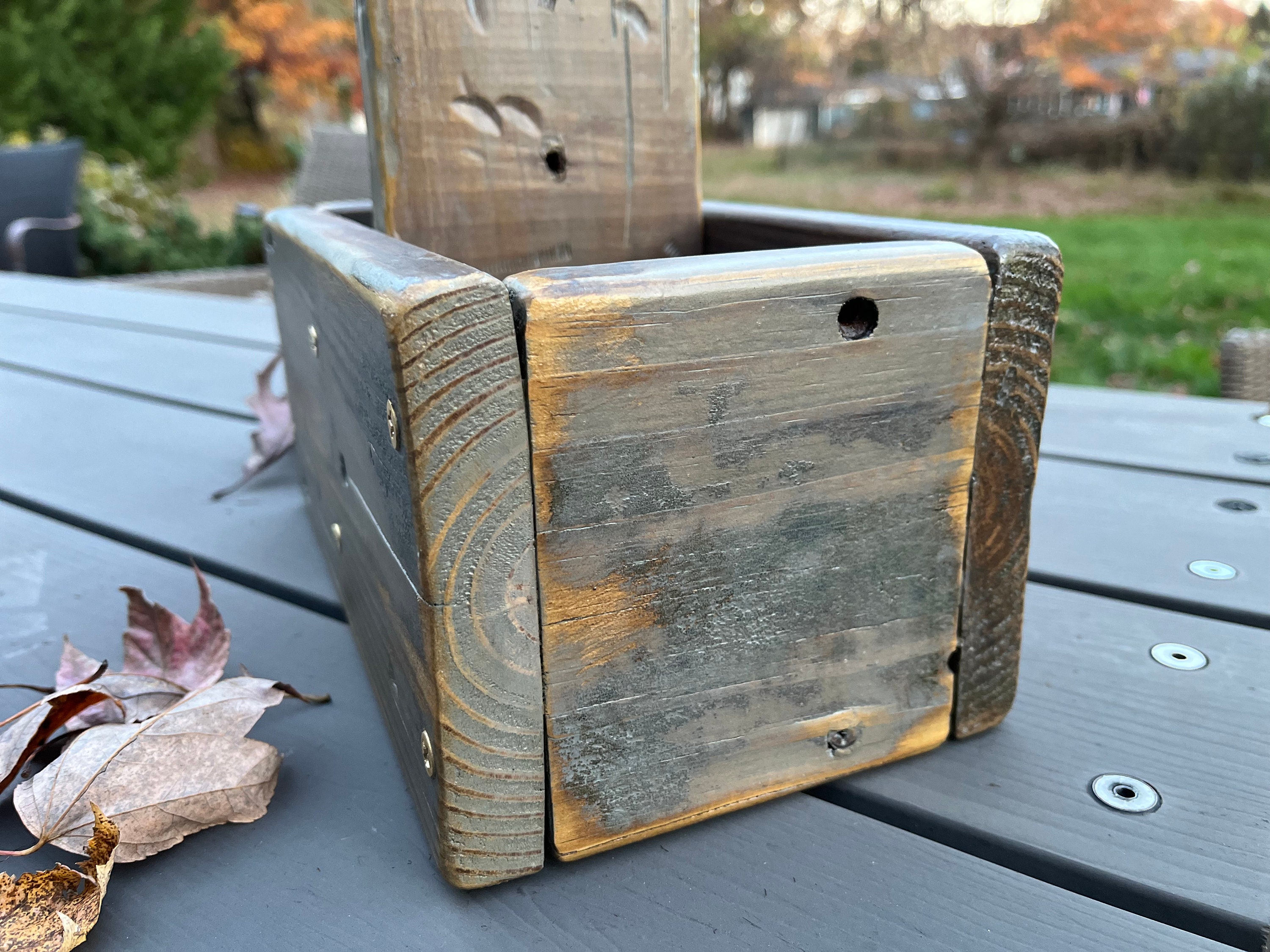 Growler Caddy Box Reclaimed Wood - Etsy