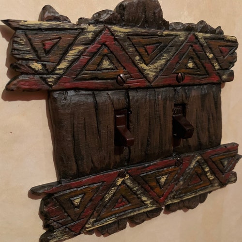 Tiki Tropical Toggle Switch Plate Covers - Etsy