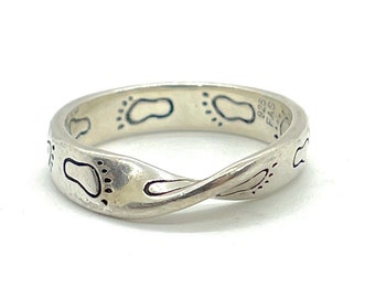 Footprint Ring | Etsy