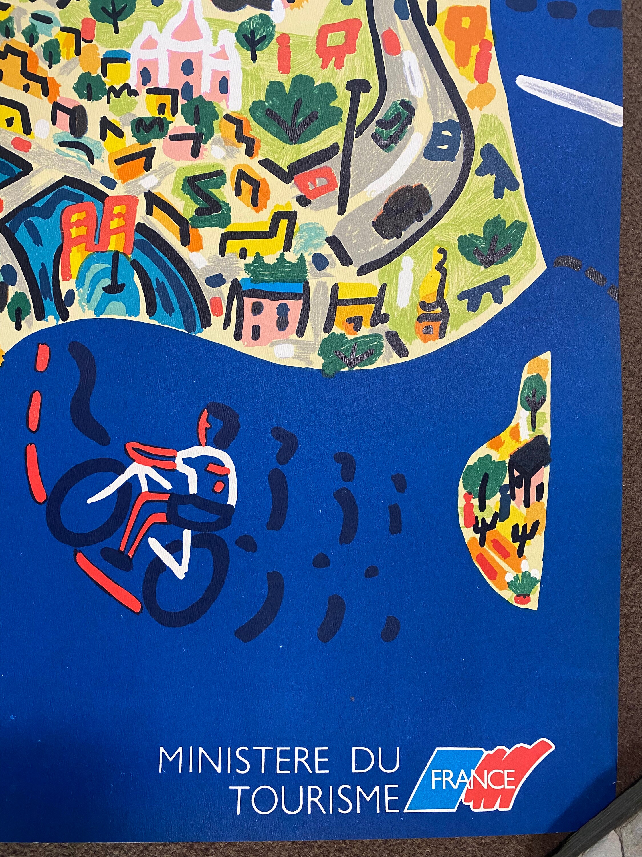 Vintage Lithographic France Tourism Poster By Boiszond Designed & Sold ...