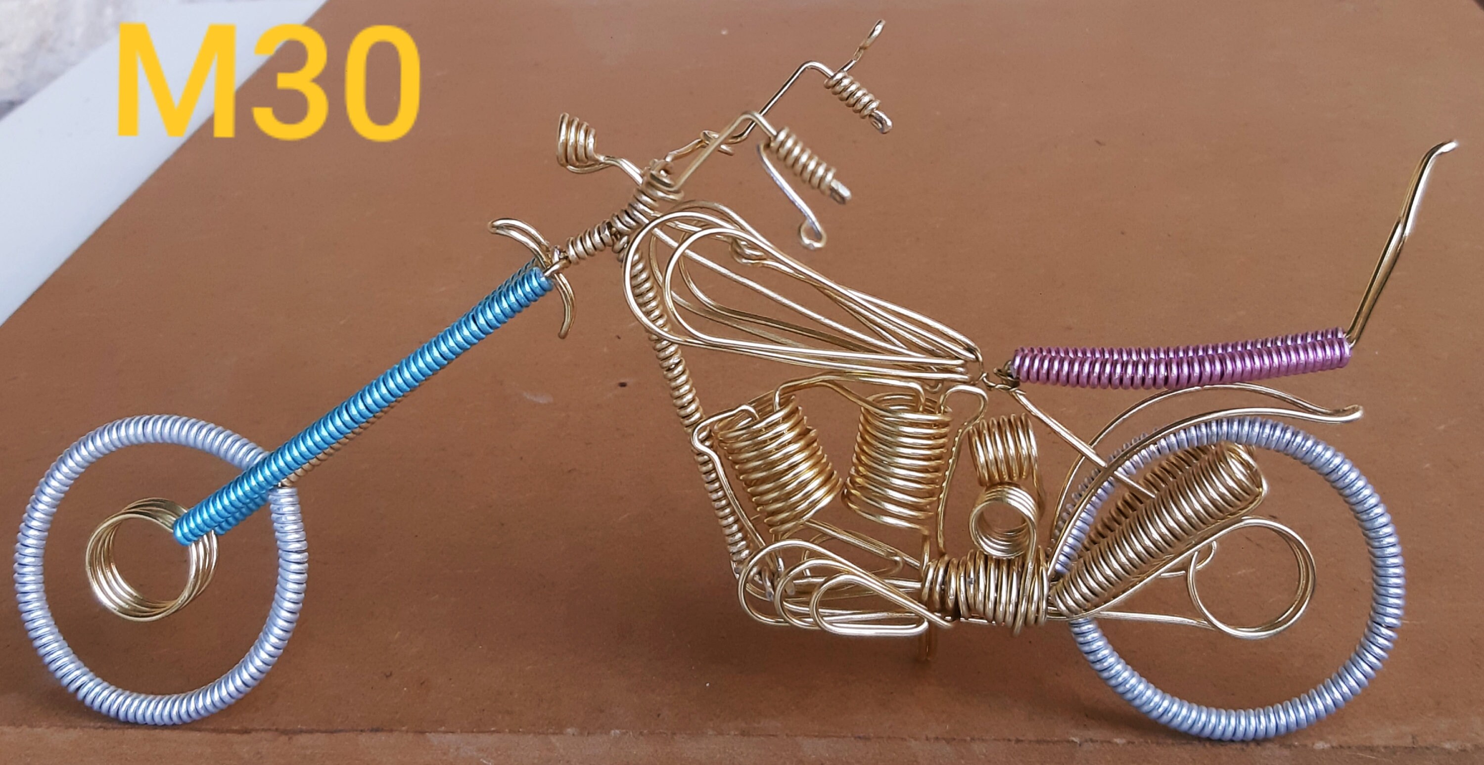 Harley Davidson. Miniature Motorcycle. Hand Made Motorbike. Hand ...