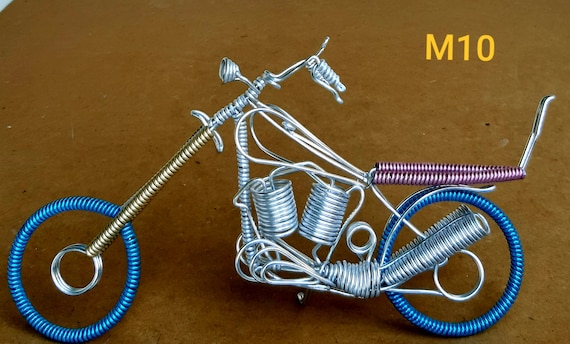 Harley Davidson. Miniature Motorcycle. Hand Made Motorbike. | Etsy